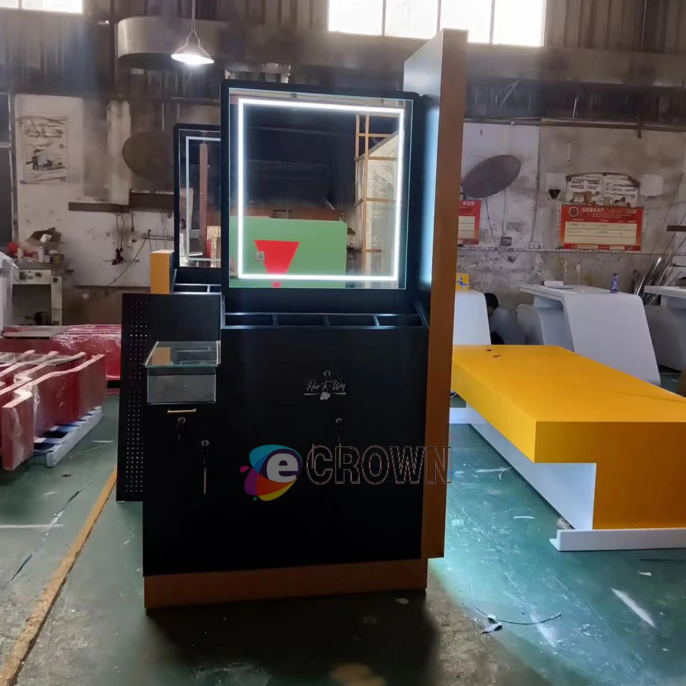 Simple Bespoke Kiosk Display Case Shelf Retail Showcase Shop Fixtures ...