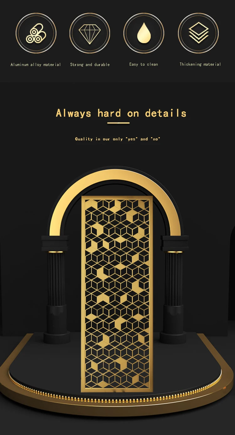 Traditional Design Laser Cut Aluminum Alloy Screen Decorative Metal ...