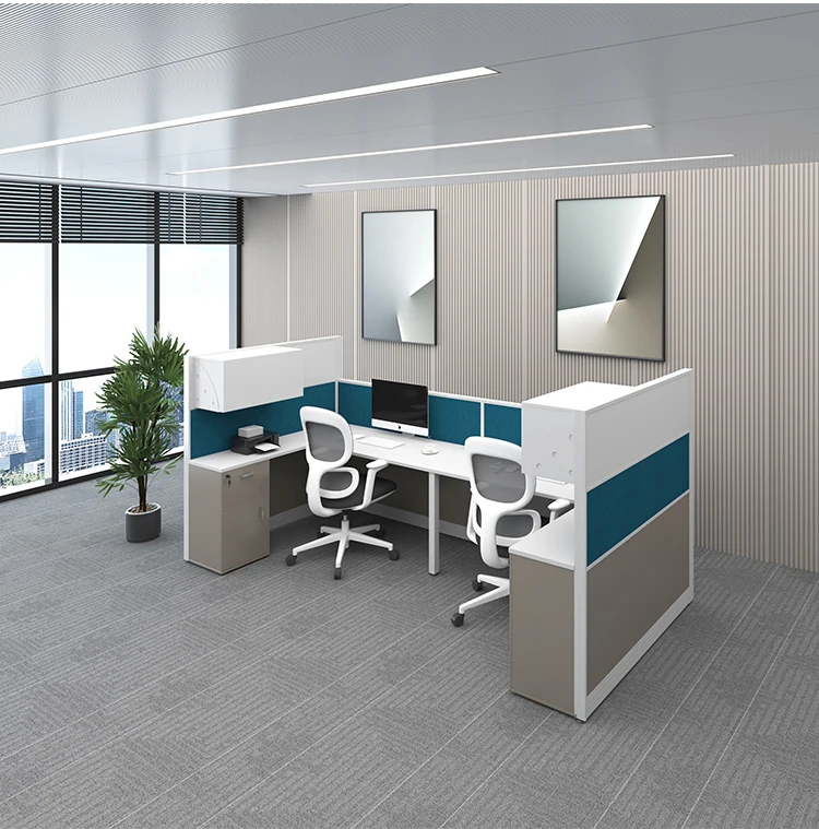 Meetco Modern High Back Private Office Workstation Modular Partition ...