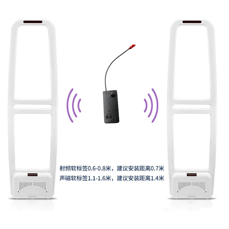 As006 Anti-theft Clothing Eas Cable Self Alarm Tag Multi 3 Alarm Ways ...