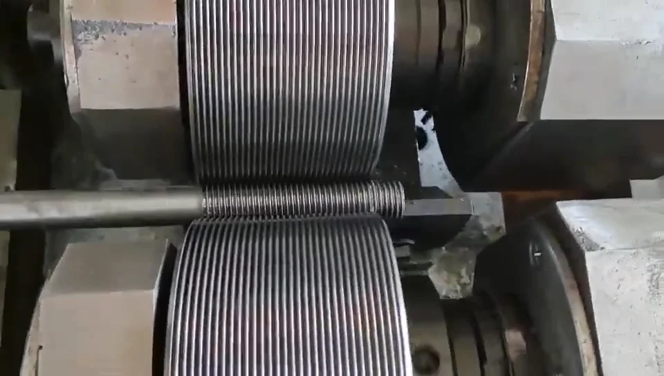 High Speed Bolt Rolling Machine Automatic Thread Rolling Machine Rebar ...