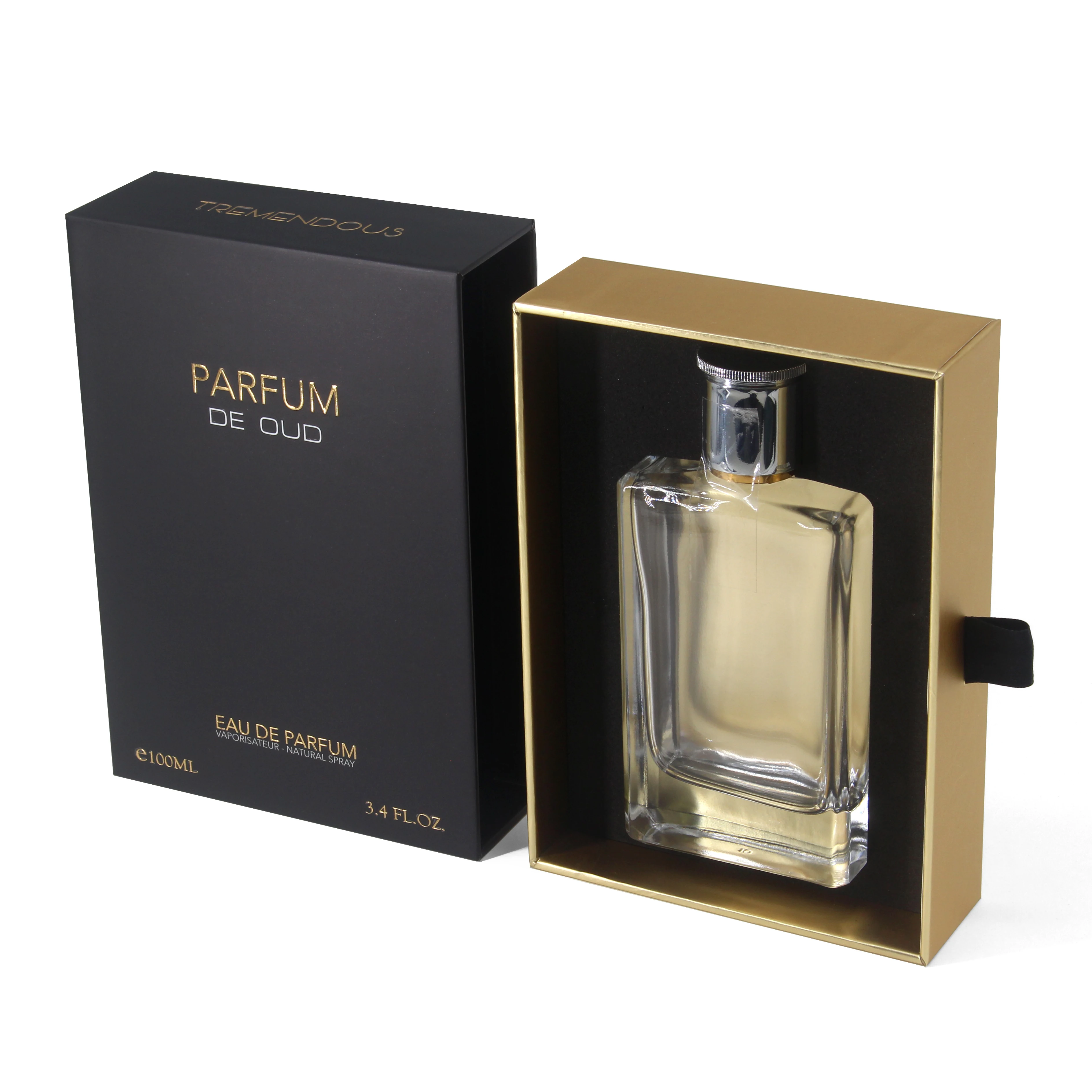 New Design 2024 Empty Red Cardboard Paper Box Packing Arabic Men 100ml ...