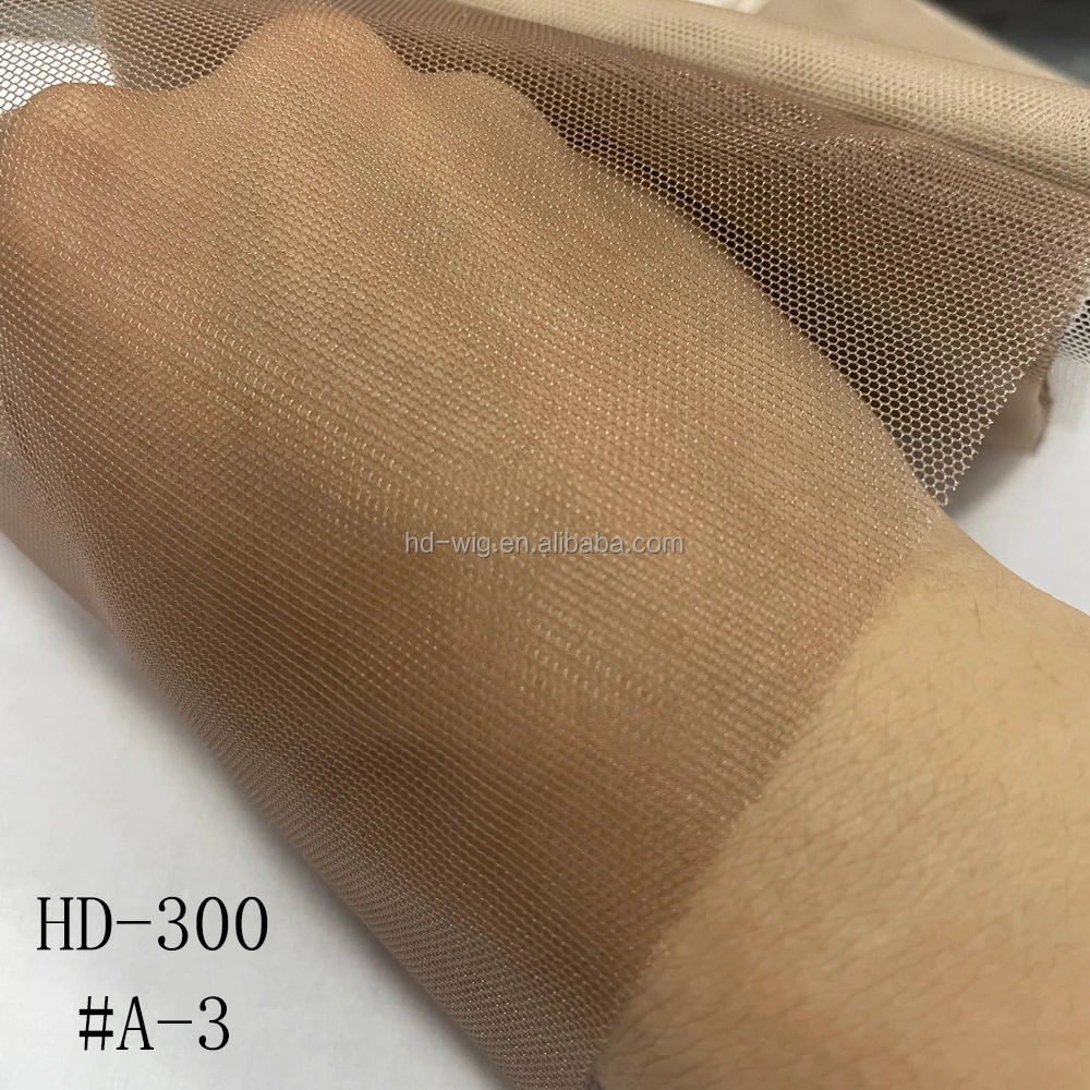 Good Quality Popular HD Lace Korea Lace Net Fabric for Making Wigs Transparent Lace HD-300 ...