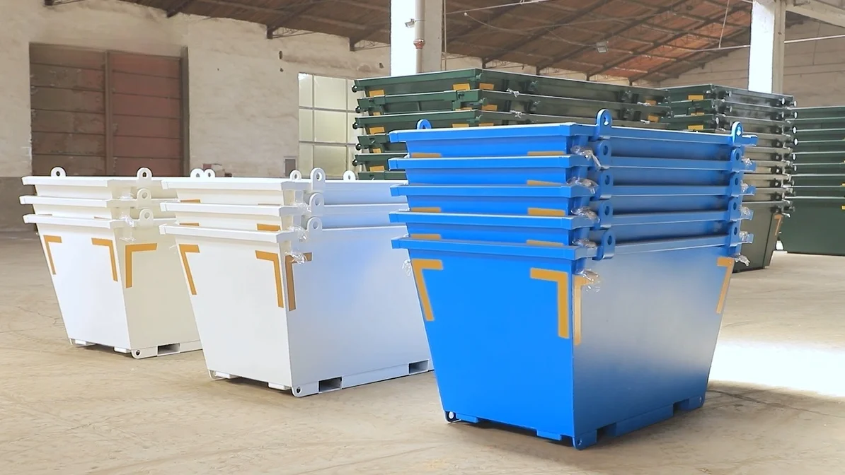 3m3 Waste Management Skip Bin With Barn Door| Alibaba.com