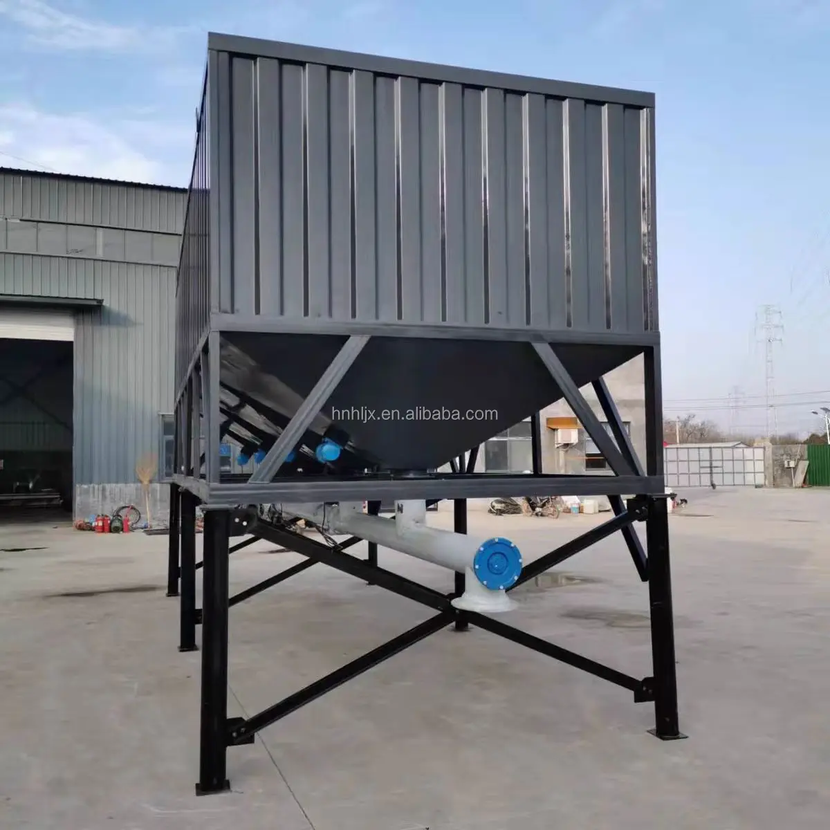 Cement Container Silo Steel Cement Container Large Size Storage ...