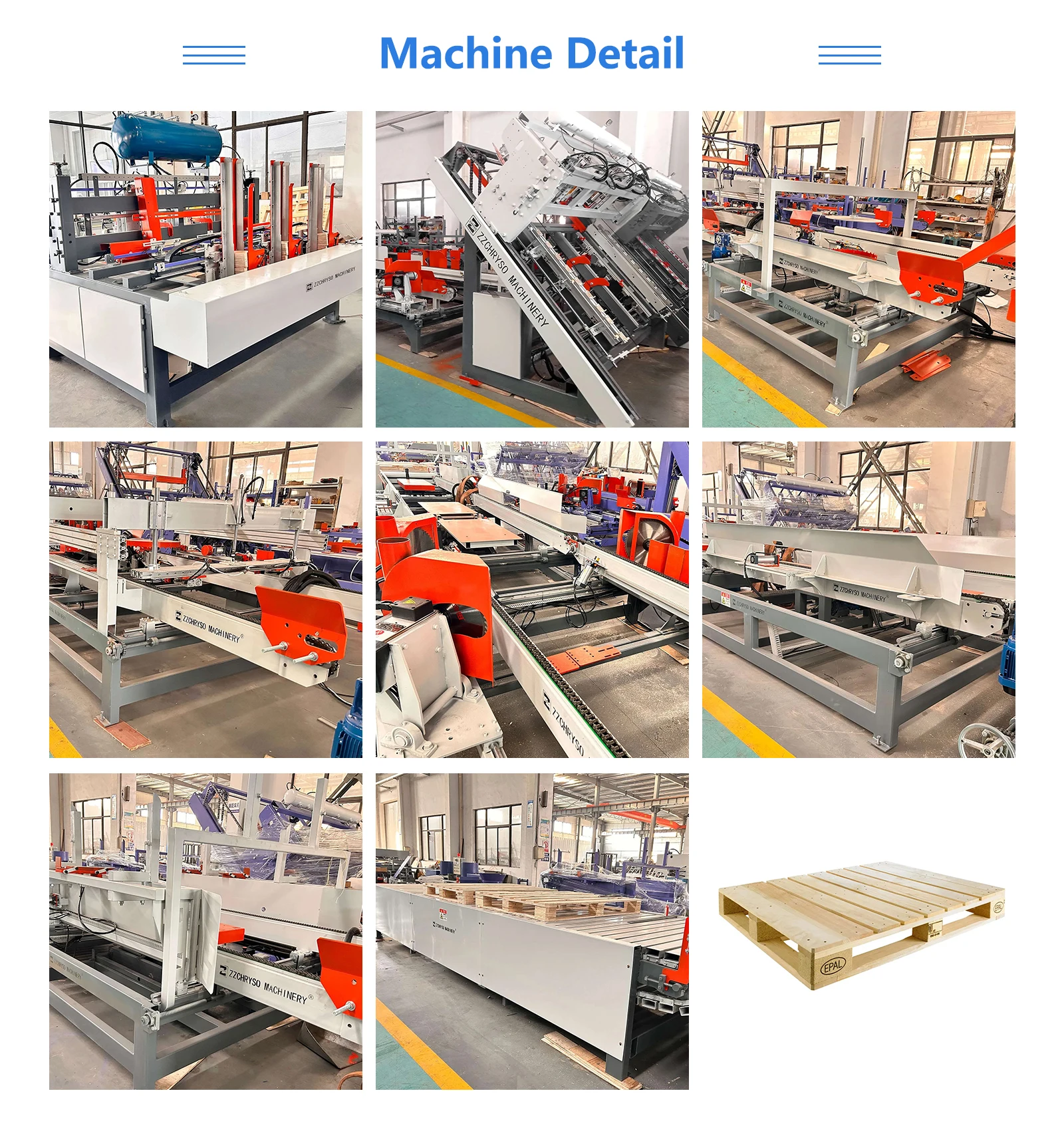 Pallet Assembly Nailing Machine Wood Pallet Making Machine Full ...