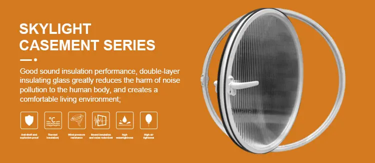 Customized Aluminum Pivot Grill Designs Circular Windows Glass Round ...