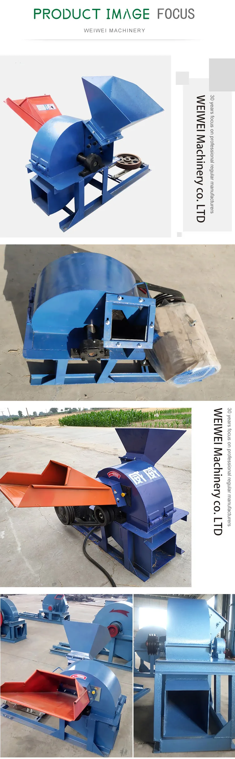 WEIWEI Woodchipper - Efficient Tree Branch Chopper