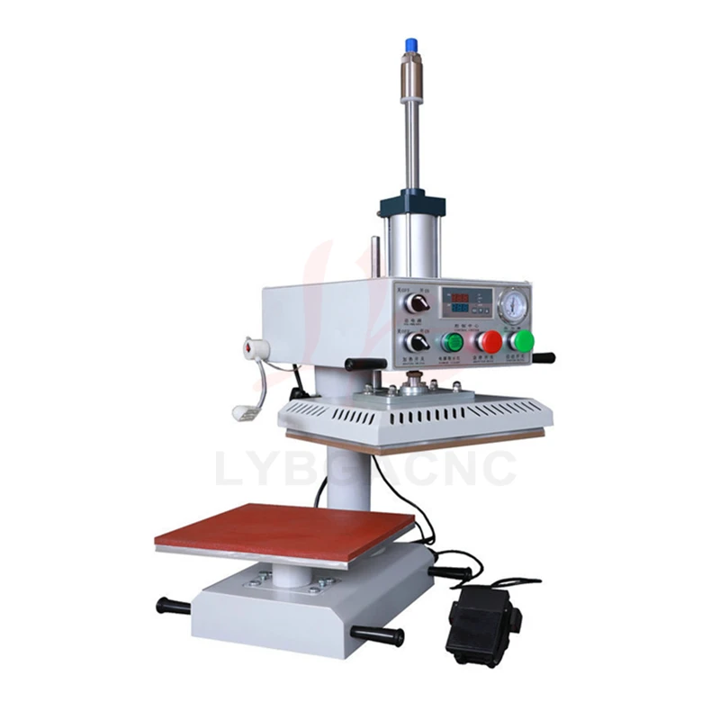 Pneumatic Foil Press Machine Hot Stamping Equipment Heat Transfer ...