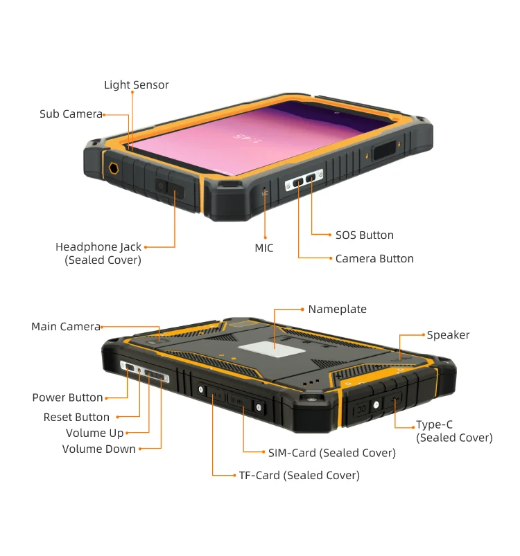 Hugerock T71ex Atex 4g Camera 2-year Droproof 2200nit High Light Rfid ...