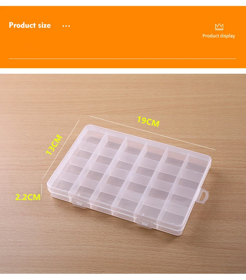 Eco-friendly Plastic Storage Box Organizer For Screws Jewelry Earring ...