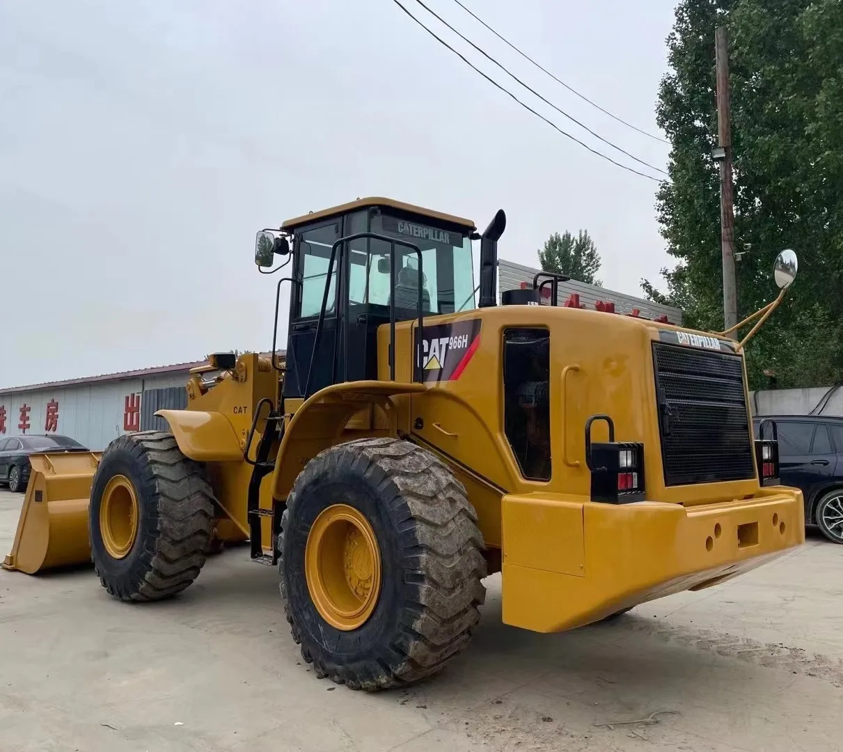 Used Japan Wheel Loader Original Caterpillar 966h Wheel Loader Front ...