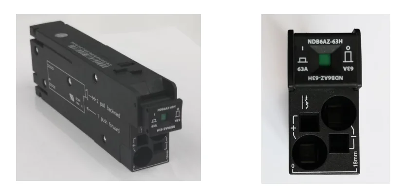 Nader NDB6AZ-63H 1PN Moulded Case Circuit Breaker - 10kA MCCB for Short ...