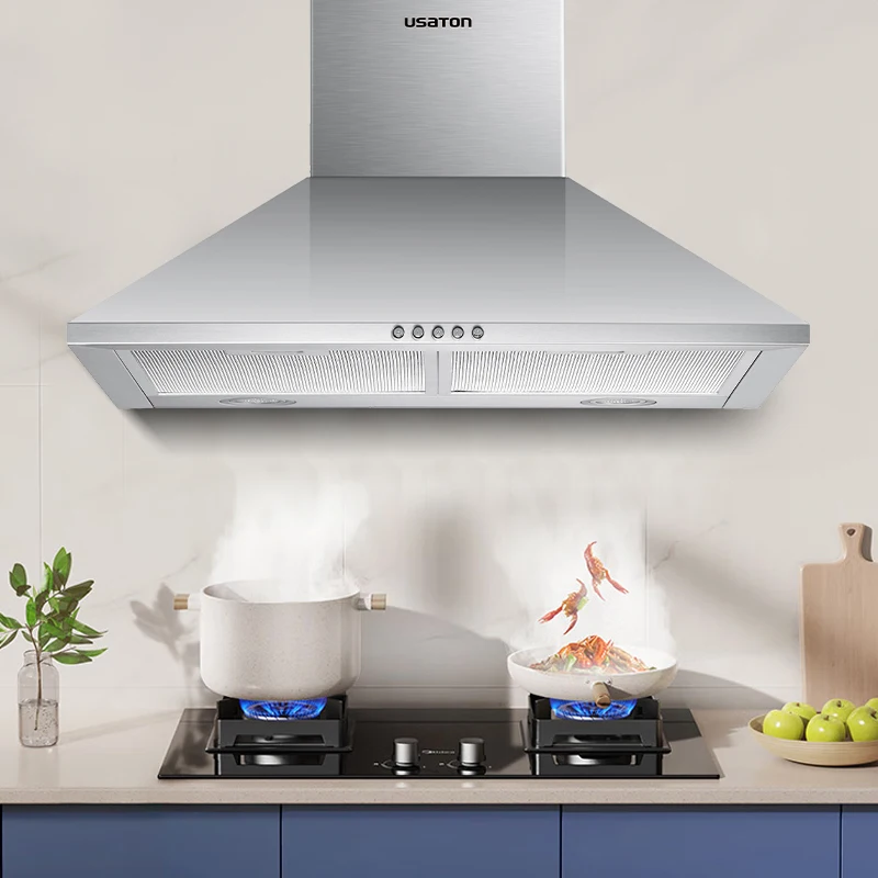 Kitchen chimney range hood new smart pyramid cooker hood high quality ...
