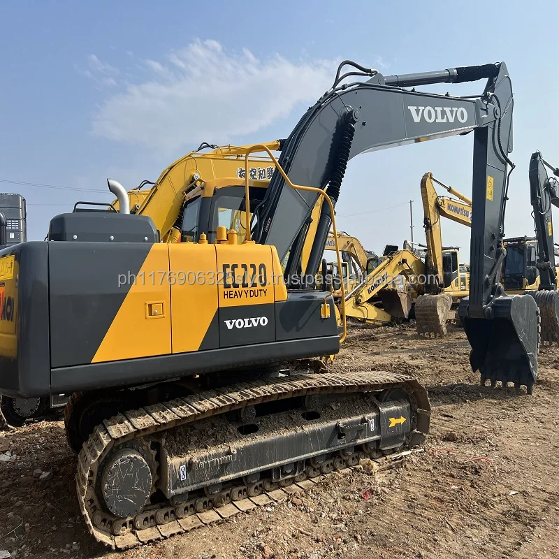 Volvo Ec220d Used Excavators 22 Ton Good Working Condition On Sale ...