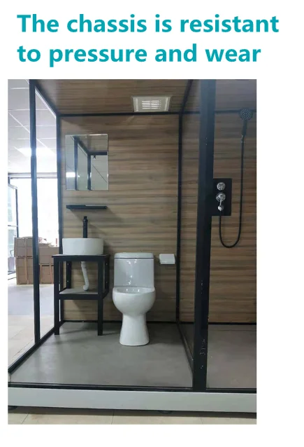 Indoor Outdoor Prefab Bathroom - Complete All in One Units