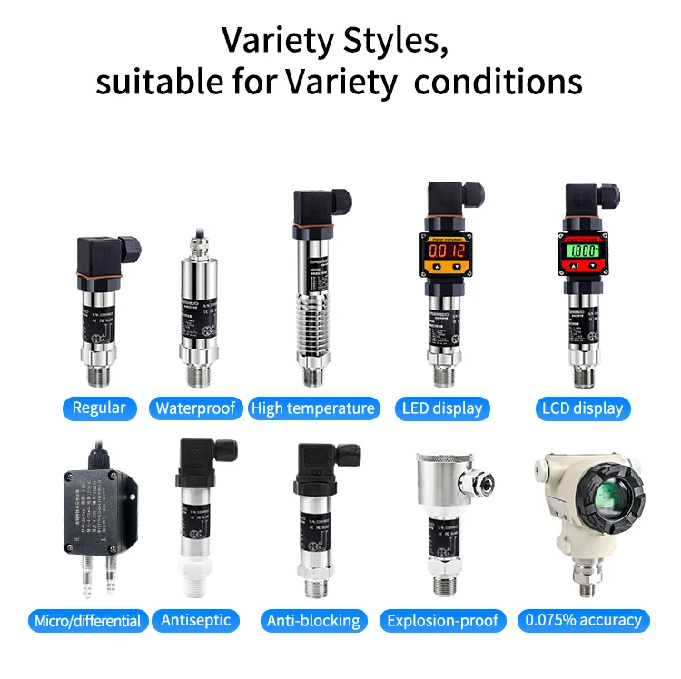 Flush Diaphragm Type Pressure Sensor Transducer 4-20ma 0-5v 0-10v ...