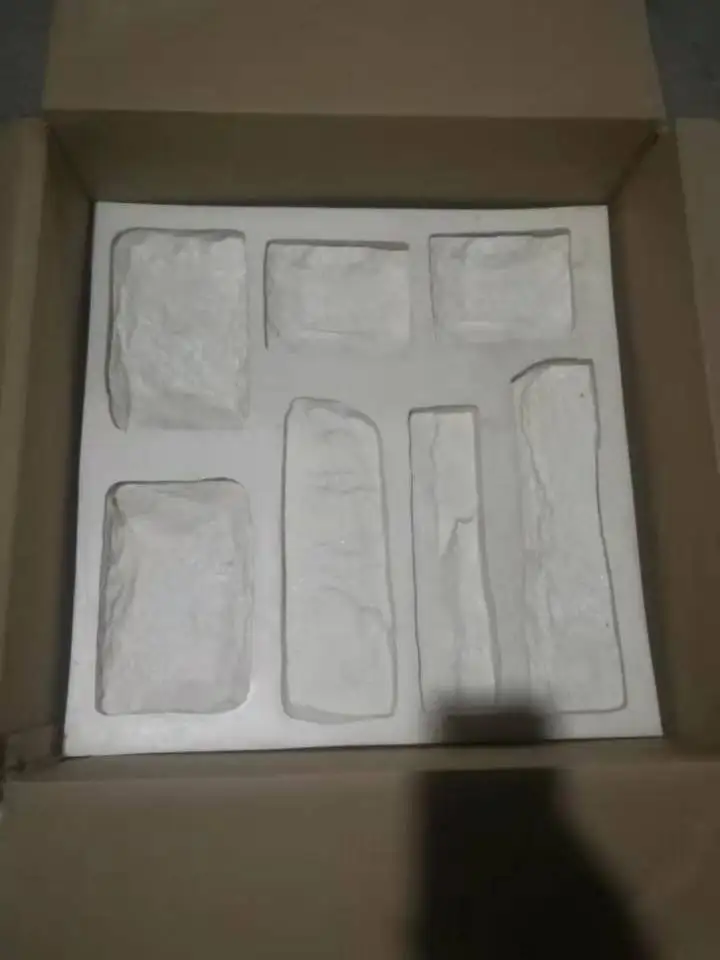 Exterior Decorative Concrete Retaining Wall Rubber Molds