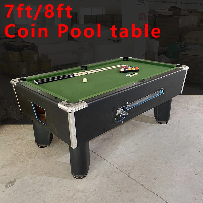 7ft/8ft coin pool table Coin-operated system billiard table TP-20101 ...