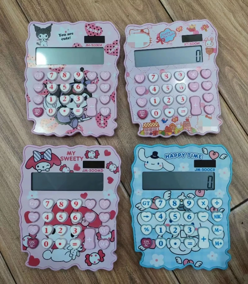 Cinnamoroll Calculator Cartoon Cute Kuromi Computer 12-digit Calculator ...