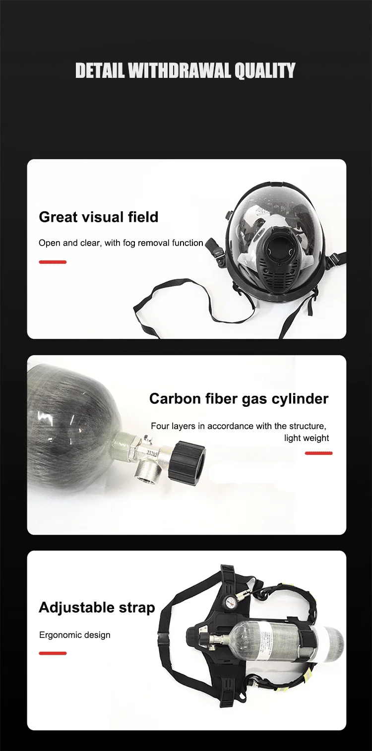 Firefighting SCBA - High Strength EN137 Air Breathing Apparatus