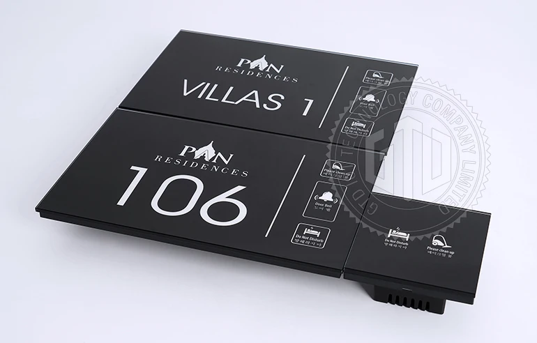 Smart Hotel LED Room Number Displays - Durable & Customizable