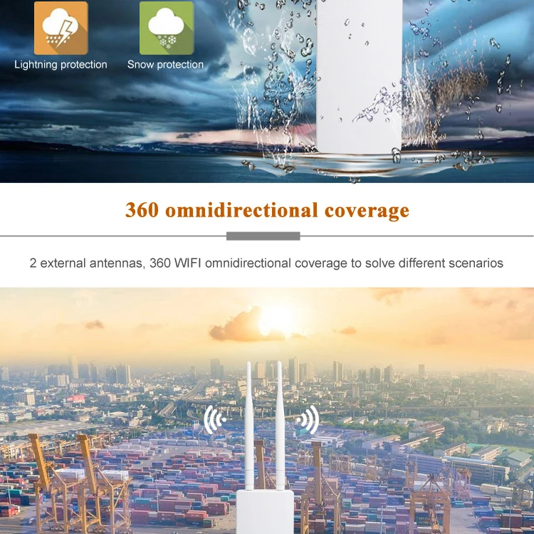 1km Outdoor Access Point - 300mbps Wifi CPE AP by Sunsoont