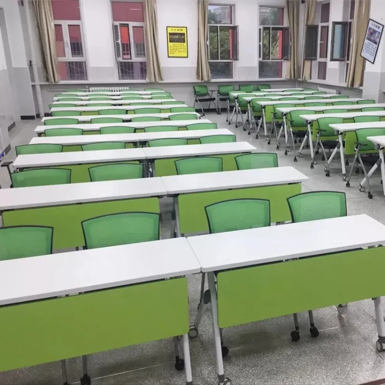 School Furniture For Training Classroom Student Table And Chair College ...