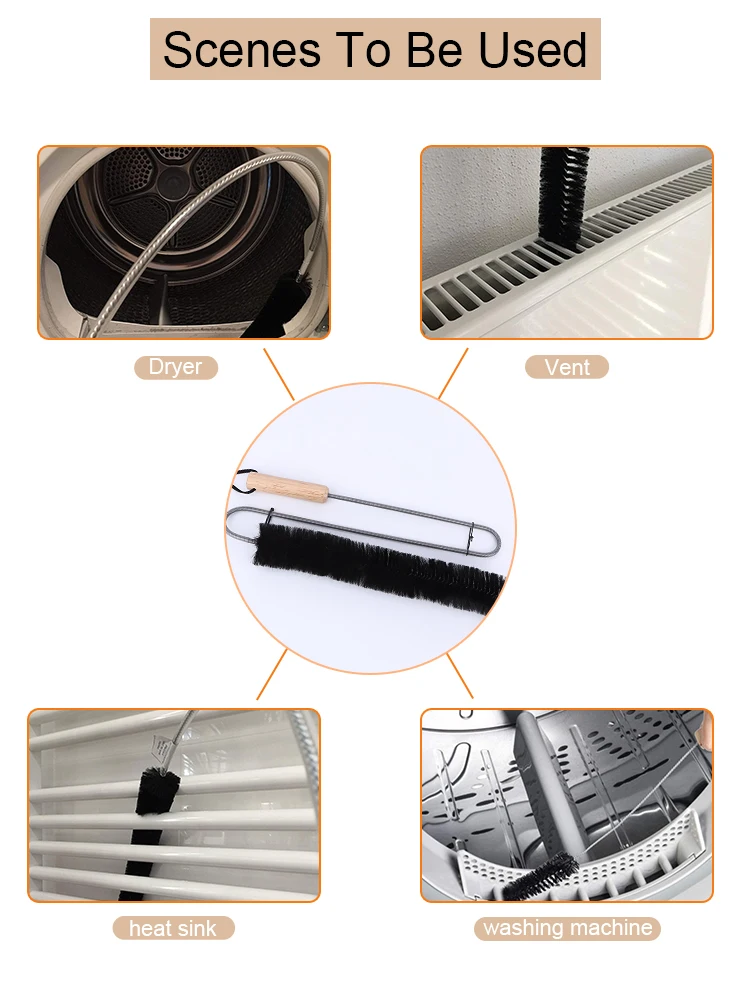 Custom Multifunctional Long Reach Flexible Radiator Cleaning Brush| Alibaba.com