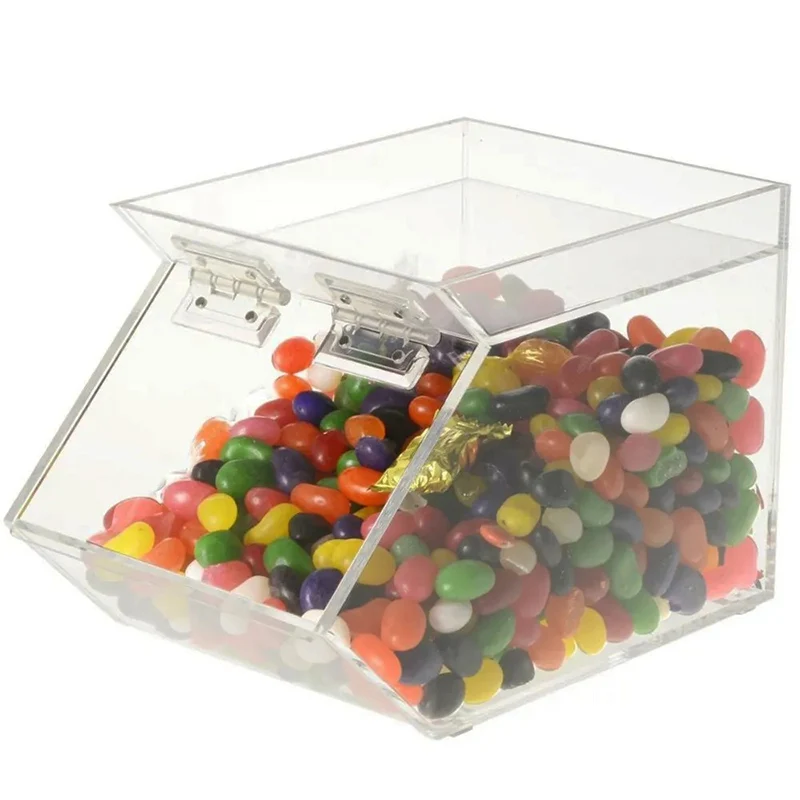 Clear Acrylic Stackable Candy Bin - Perfect for Retail