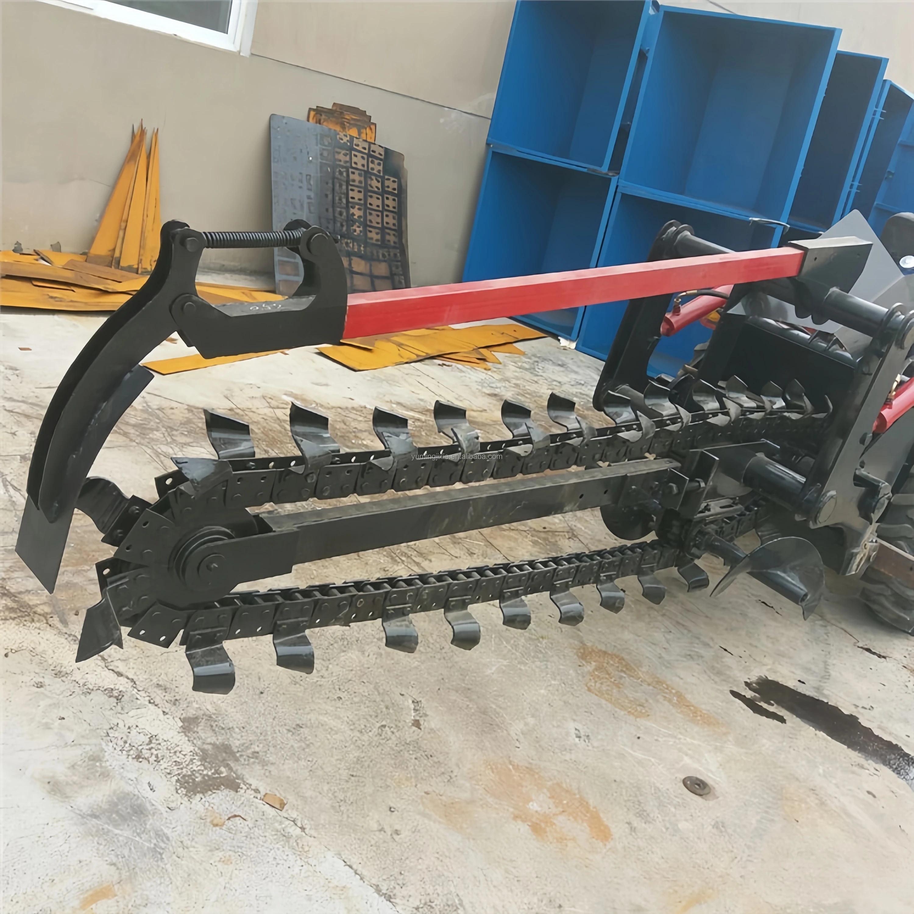 Tractor Chain Trencher Cable Trenching Machine on Sale| Alibaba.com
