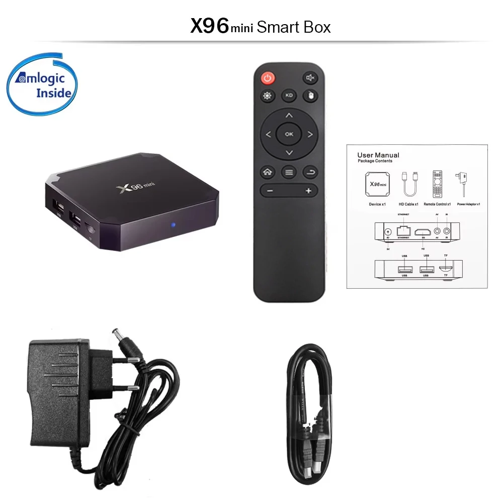2024 Best X96 Mini Android TV Box - Quad Core 4K Smart Box