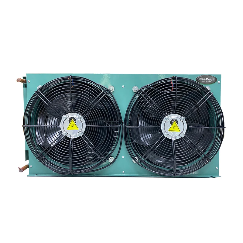 Bescool 2-Fan Air-Cooled Green Shell Condenser - High Efficiency Heat ...