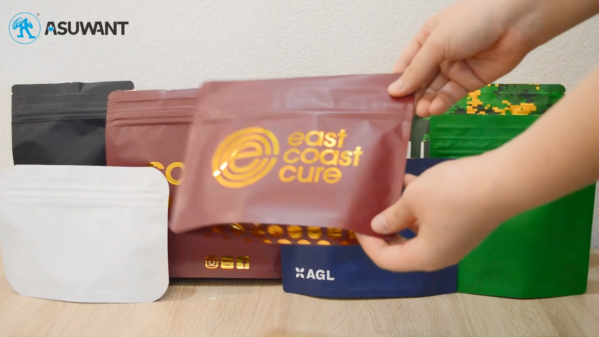 Custom Print Plastic Grip N Rip Exit Mylar Dispensary Packaging Heat ...