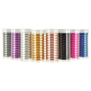 Customized Aluminium Metal Ring Binder Notebook Cover Round White ...