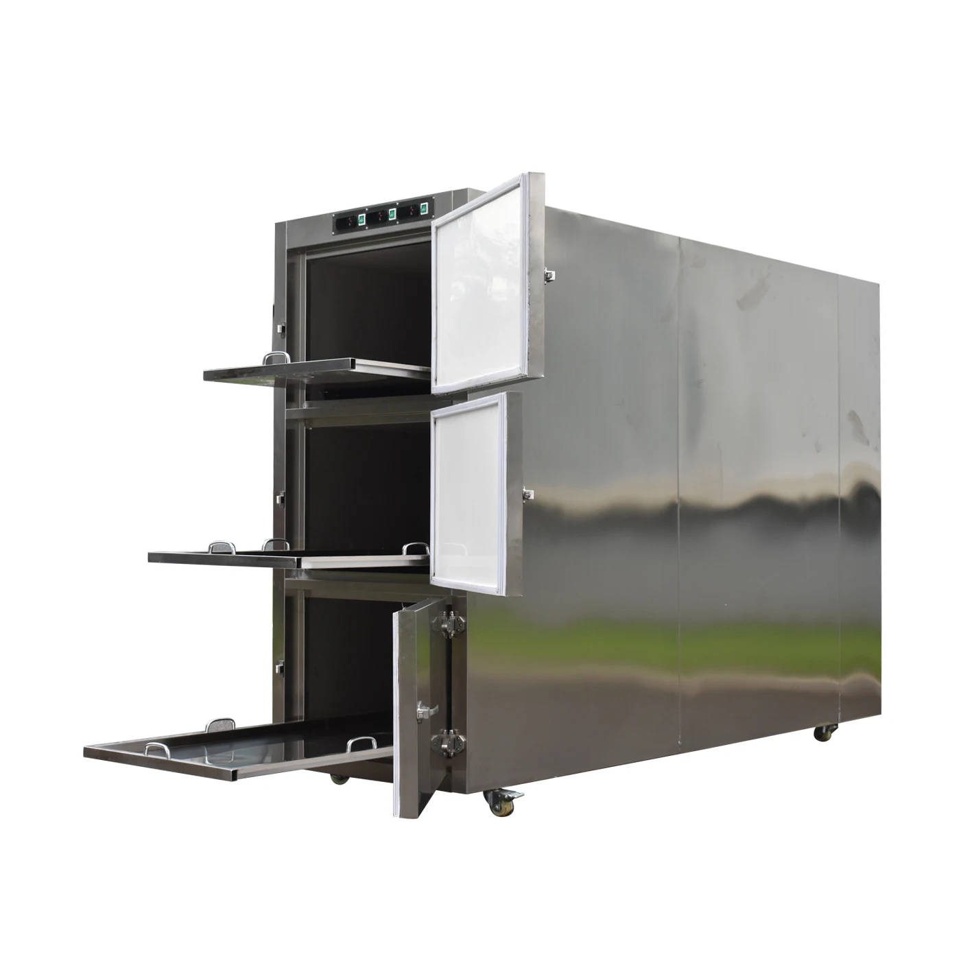 Medical Cadaver Refrigerator - 3 Drawer Mortuary Coffin