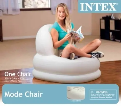 Intex Mode Chair - Inflatable Sofa for Extended Seating