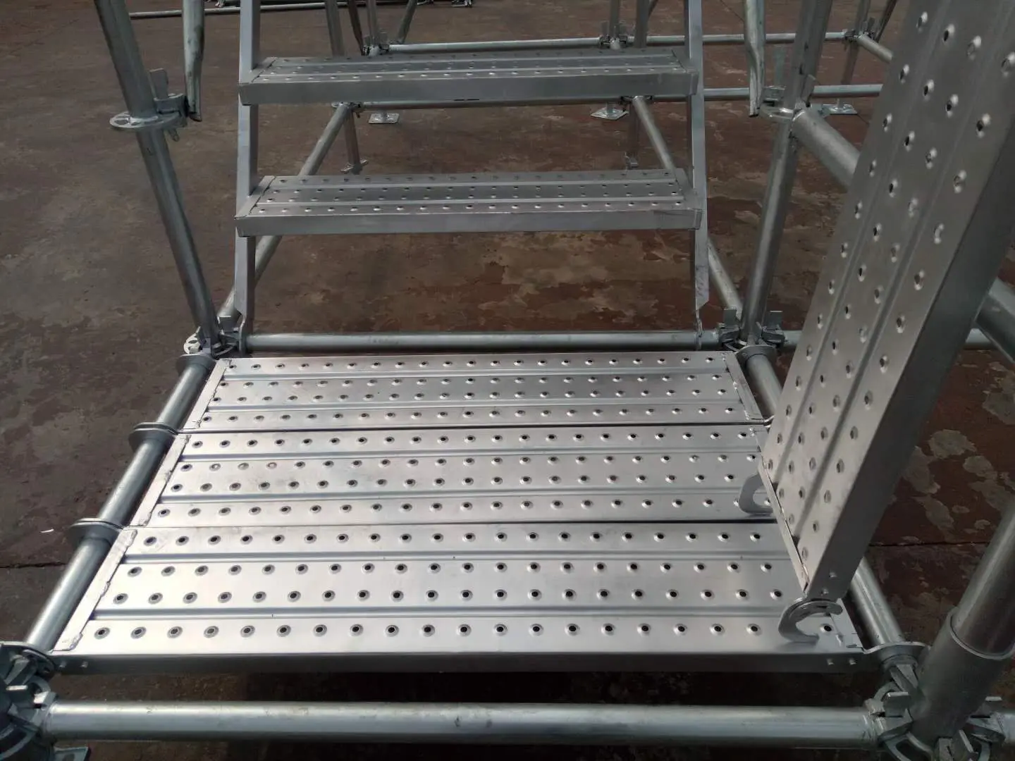 Zytj Galvanized Scaffolding Steel Step Ladders Staircase - Buy Steel ...