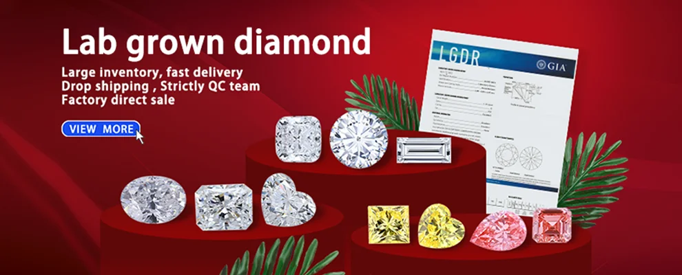 Lab Grown Diamond Blue Color 1ct 1.5ct 2.8ct Big Sales