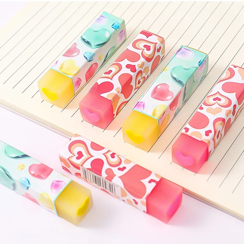 Kawaii Kids Fruit Watermelon Common Lemon Eraser Rubber Student Prizes ...