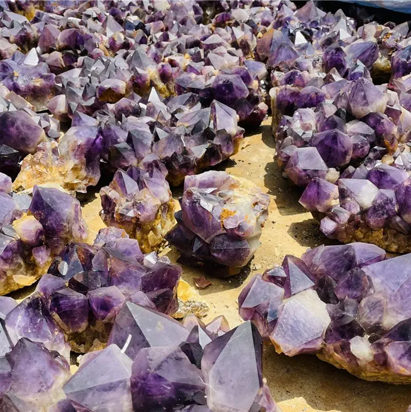 Hot Sale Large Amethyst Cluster Flower Natural Raw Rough Amethyst ...