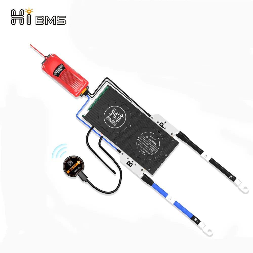 bms lifepo4 Battery parallel module connection scheme of household ...