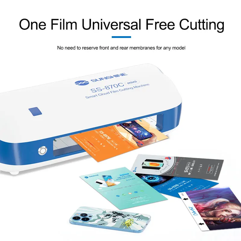 SS-870C Mini Cutting Machine - Precision for Mobile Films