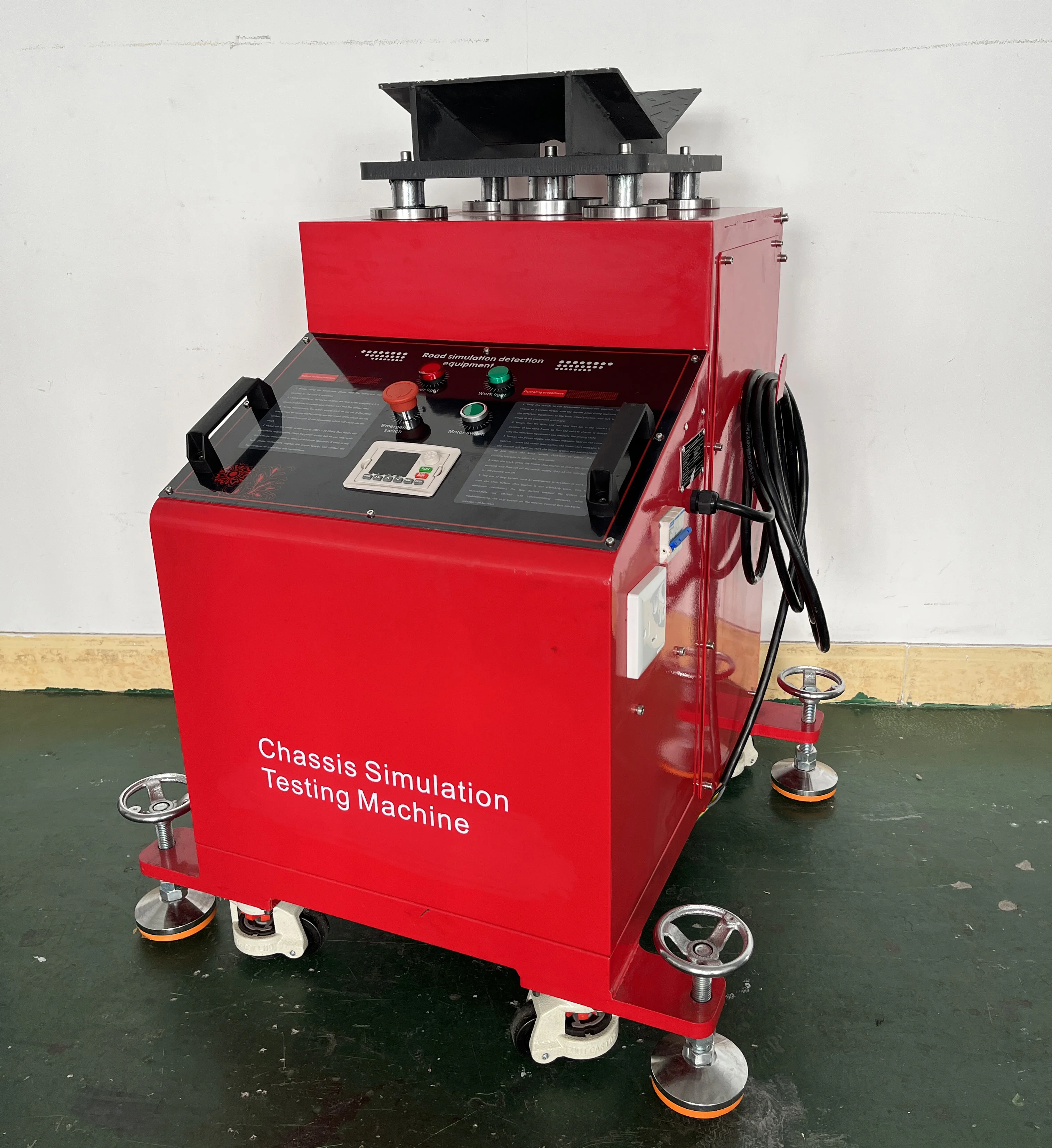 Steel Road Simulator Chassis Tester Abnormal Noise Detection Equipment ...