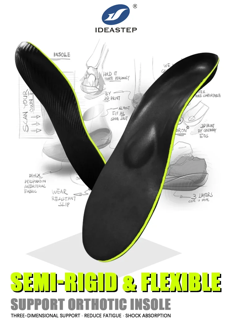 Ideastep Orthopedic Insoles - High Arch Support & Comfort