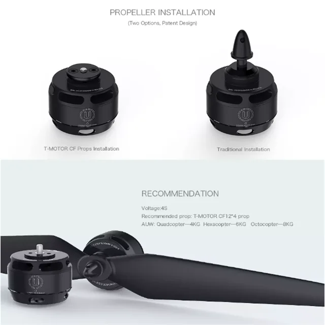 T-motor U5 Kv400 High Performance Brushless Dc Motor Agricultural Spray ...