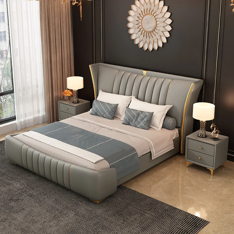 Commercial Leather Bed for Hospitality and Hotel Fit-outs – PGR Furniture