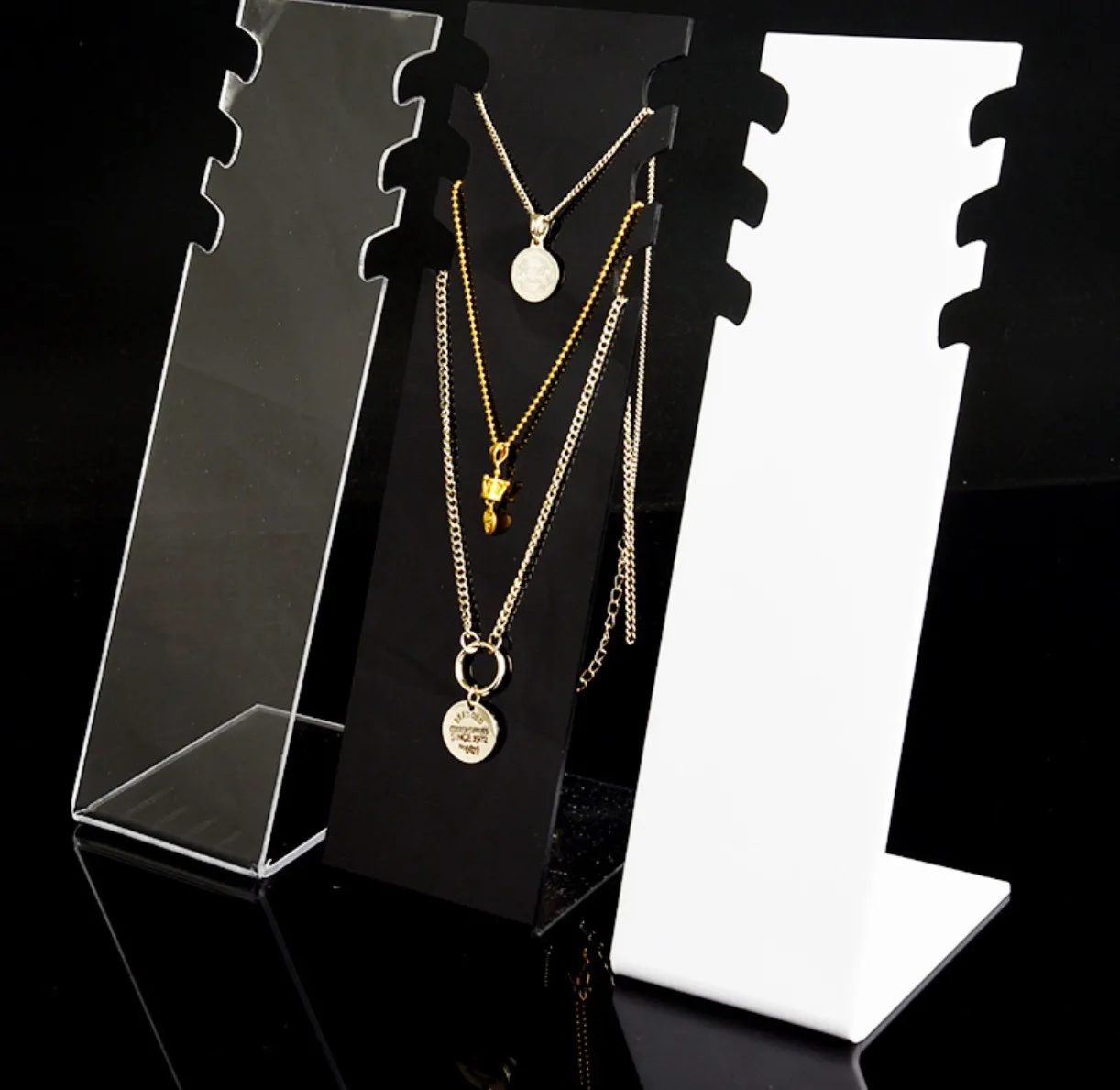 Xinkeda Jewelry Display Necklace Stands Acrylic Necklace Jewelry ...