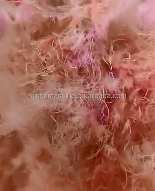 Textile Waste Clothes Sheep Wool Shredder - Semi-Automatic Fabric ...