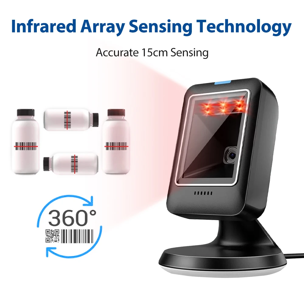 Topnotch Reader Barcode Table Top Scanner For Efficient Checkout ...